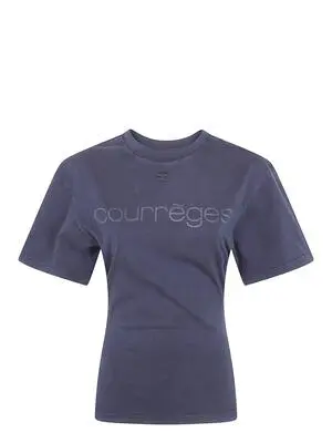 COURREGES Courrèges Logo Print T-Shirt