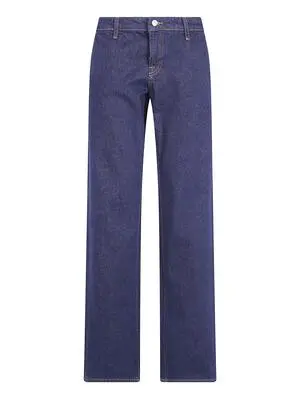 Seven For All Mankind Low Straight Chino Pocket Jeans - Blue
