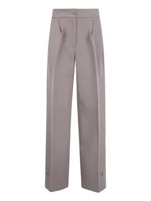 THE FRANKIE SHOP Doyer Pleated Trousers - Green