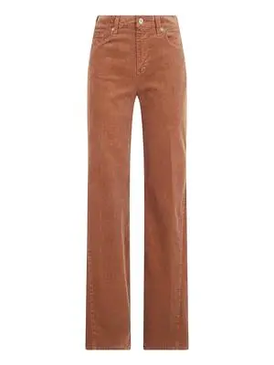 Seven For All Mankind Lotta Corduroy Straight Leg Jeans - Brown