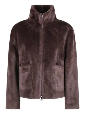 BETTA CORRADI Jacket High Neck Zipped "shao"