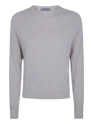D.exterior Sweater Round Neck "cashmere Round Neck Sweater - Beige