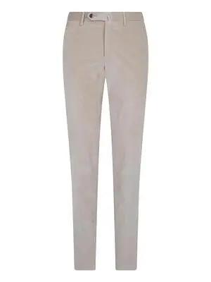 PT TORINO Cotton Stretch Trousers - Beige