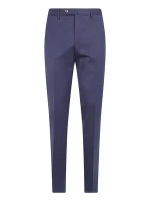 PT TORINO Wool Blend Trousers - Blue