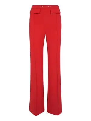 Elisabetta Franchi Tailored Wide Leg Trousers - Red