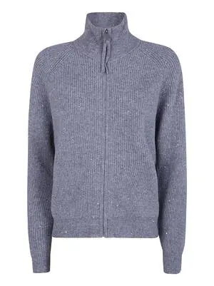 Seventy Long Sleeve Mock Neck Sweater - Gray
