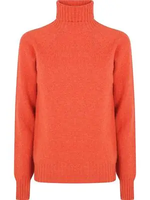DRUMOHR Wool Turtleneck Sweater - Yellow