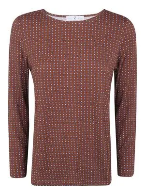 WHYCI Round Neck T-shirt - Brown