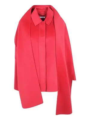 Liviana Conti Wool Cashmere Blend Coat - Red