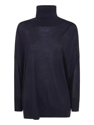 LABORATORIO Sweater High Neck Oversize - Black