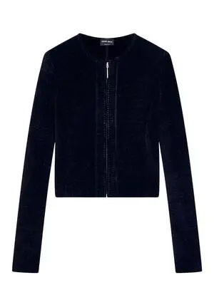Giorgio Armani Zip-up Jacket - Black