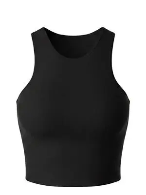 FOREPLAY GOLF Foreplay Womens Golf Shirt High Neck Tank Black