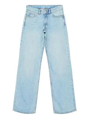 DR. DENIM Addy Mid Straight Jeans - Blue