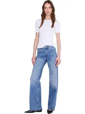 ANINE BING Sixtine Tee Short Sleeve - White