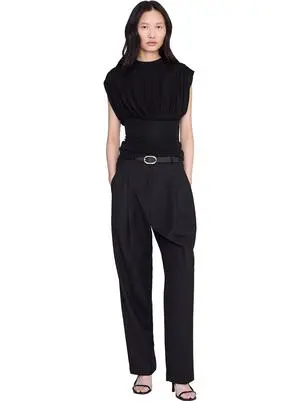 ANINE BING Fran Top - Black