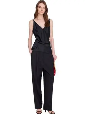 ANINE BING Blanca Top Black