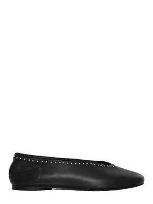 ANINE BING Ana Flats Studs - Black
