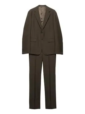 Prada Single-breasted Wool Suit - Green