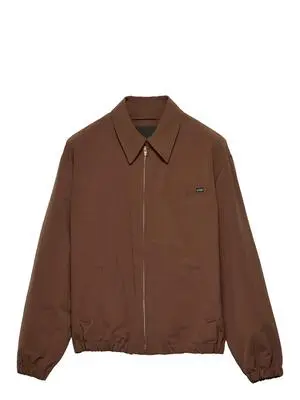 Prada Technical Fabric Blouson Jacket - Brown