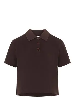 Saint Laurent Petit Cassandre Polo - Brown
