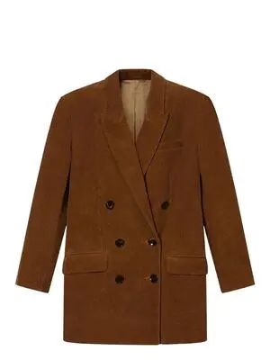 MARANT ETOILE Corduroy Velvet Jacket - Brown