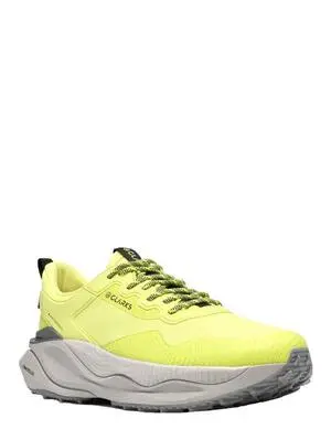Clarks Pace Trail Waterproof Running Shoe - Lime Combi