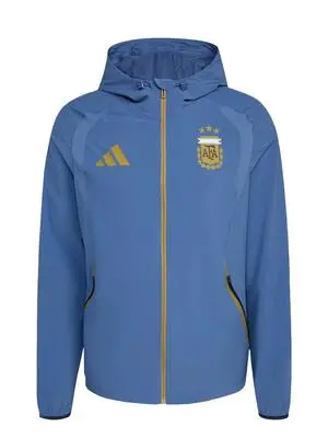 Adidas Argentina Tiro Travel Full Zip Windbreaker - Blue