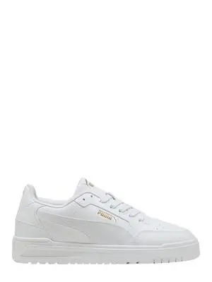 PUMA Shuffle Downtown Gold Sneakers - White