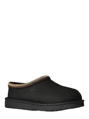 UGG Tasman Nubuck Leather Slipper - Black
