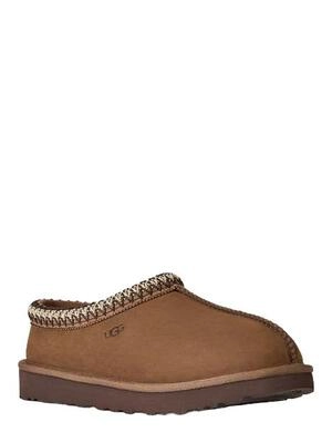 UGG Tasman Nubuck Leather Slipper - Dark Chestnut