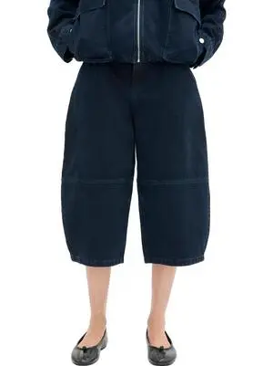 ALIGNE Haven Balloon Shorts - Blue Black