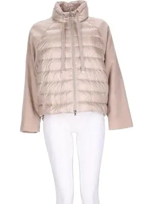 Herno Flannel & Nylon Jacket - Beige