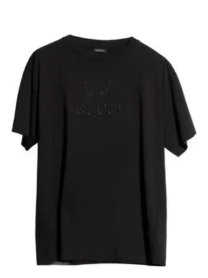 Gucci T-shirt With Signature Web Detail - Black