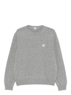 Loewe Polyamide & Polyester Wool Knit Sweater - Greymelang
