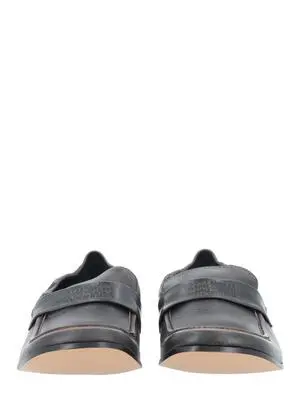 MAISON MARGIELA Leather Slip-on Loafers - Black