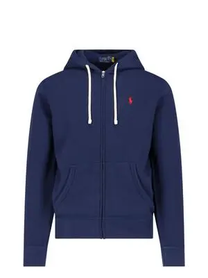 Polo Ralph Lauren Zip-up Hoodie - Blue