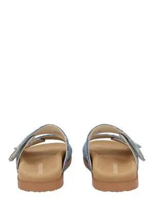 Dsquared2 Denim Slide Sandals - Multicolour