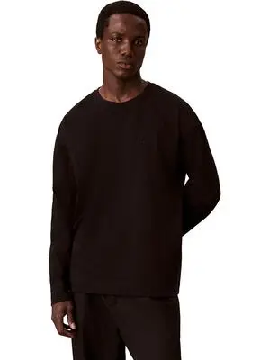Calvin Klein Oversized Monologo Tee - Black