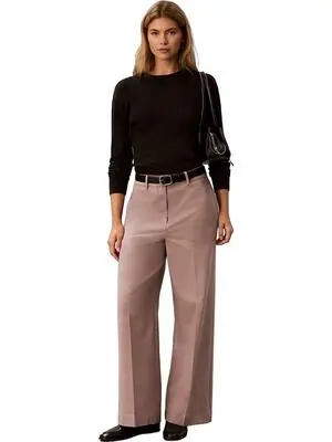 Calvin Klein Calvin Klein Jeans Wide Leg Chino Pants Dusted Fox