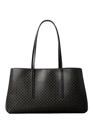 Calvin Klein Allover Emblem Logo Tote Bag - Black