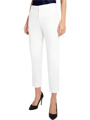 Alice + Olivia Stacey Slim Trousers - White