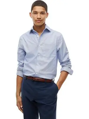 Tommy Hilfiger Regular Fit Check Thflex Dress Shirt 15.5/34 - Blue