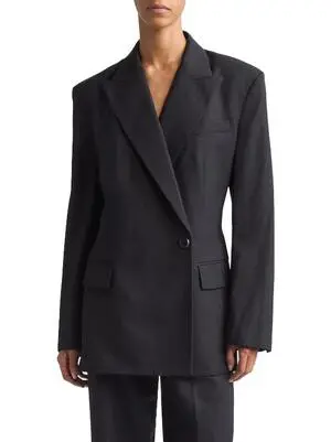 Helmut Lang Belted Blazer - Black
