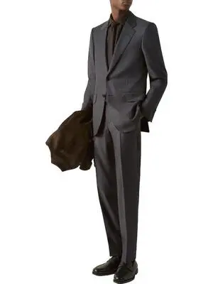 Zegna Wool Two Piece Suit - Dark Grey