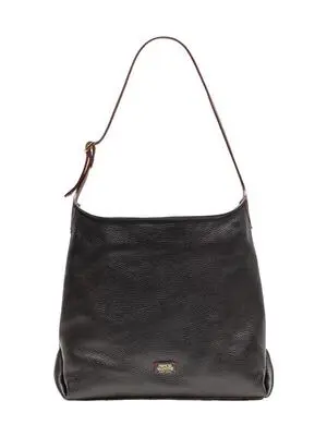 FRANCES VALENTINE Brynn Leather Hobo Bag - Black