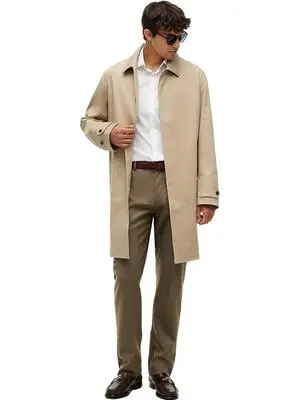 Tommy Hilfiger Regular Fit Twill Pants - Brown