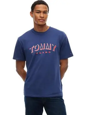 Tommy Hilfiger Shadow Logo T-shirt - Basic Navy