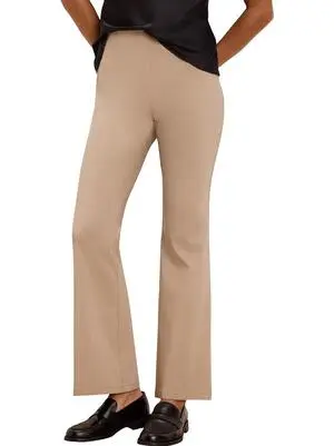 NIC+ZOE Berkeley Bootcut Stretch Pants - Malt
