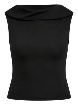 OW Selma Open Back Top - Black