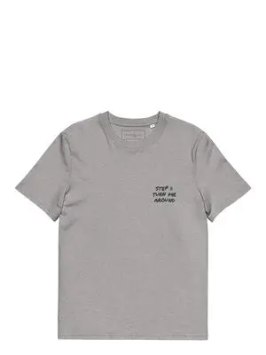 ANCHOR & CREW Heather Grey Actually Nevermind Annotations Organic Cotton T-shirt - Men Grey